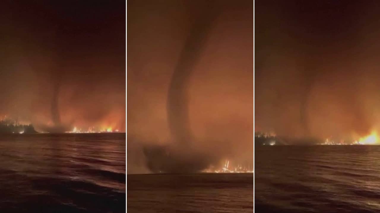 ‘Fire Tornado’ In British Columbia Captured On Video During Raging ...